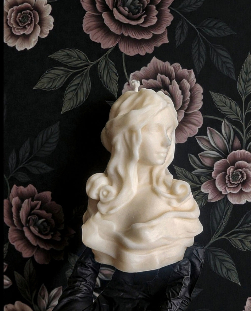 English Goddess Lady Candle (Large) – Beebs Candles LLC